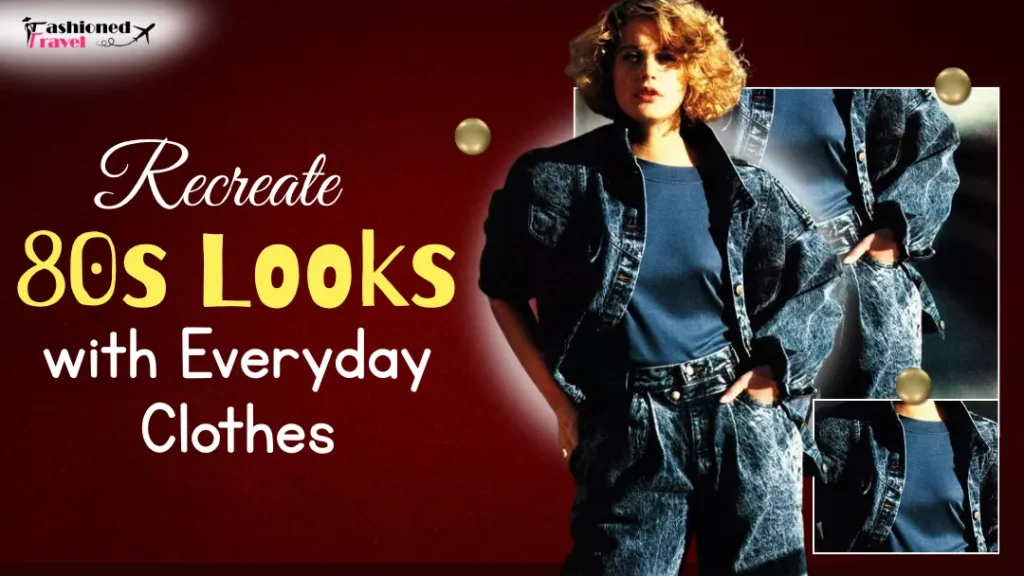 How to Dress 80s with Normal Clothes